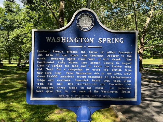 The Washington Spring Van Saun Park A Bergen County Historic Site 216 ...
