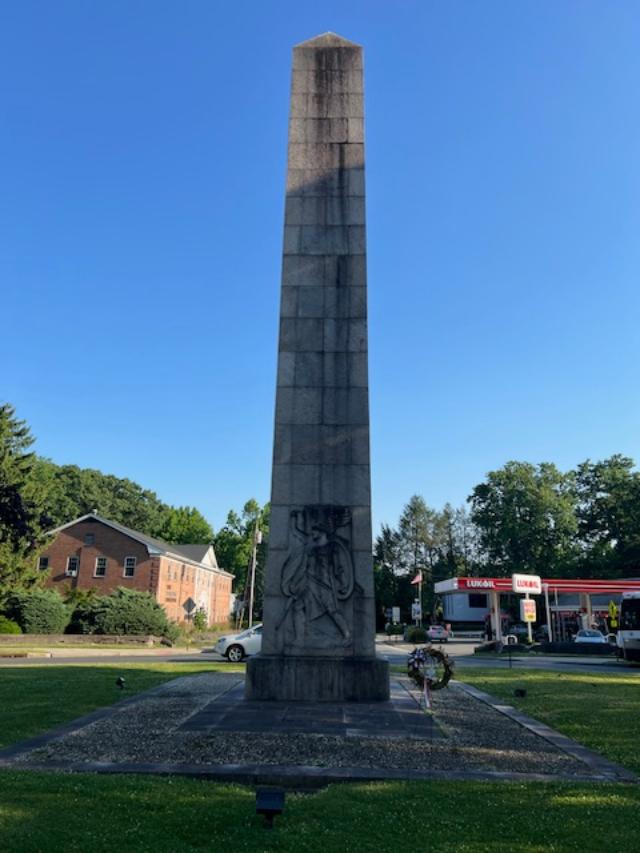 Camp Merritt Memorial Monument Intersection of Knickerbocker Road and ...