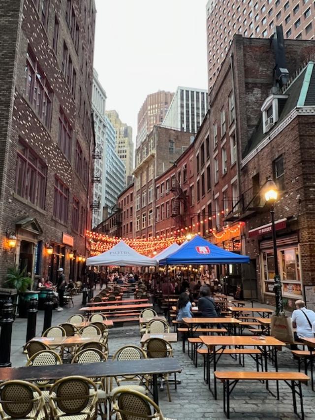 Visiting Stone Street in Lower Manhattan September 2017, November 2019 ...