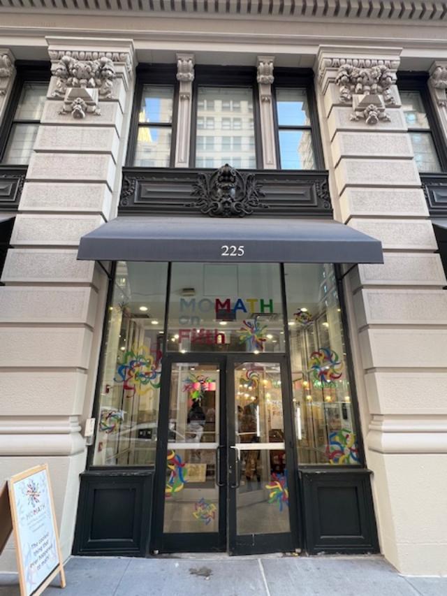 The National Museum of Mathematics 225 Fifth Avenue New York, NY 10010 ...