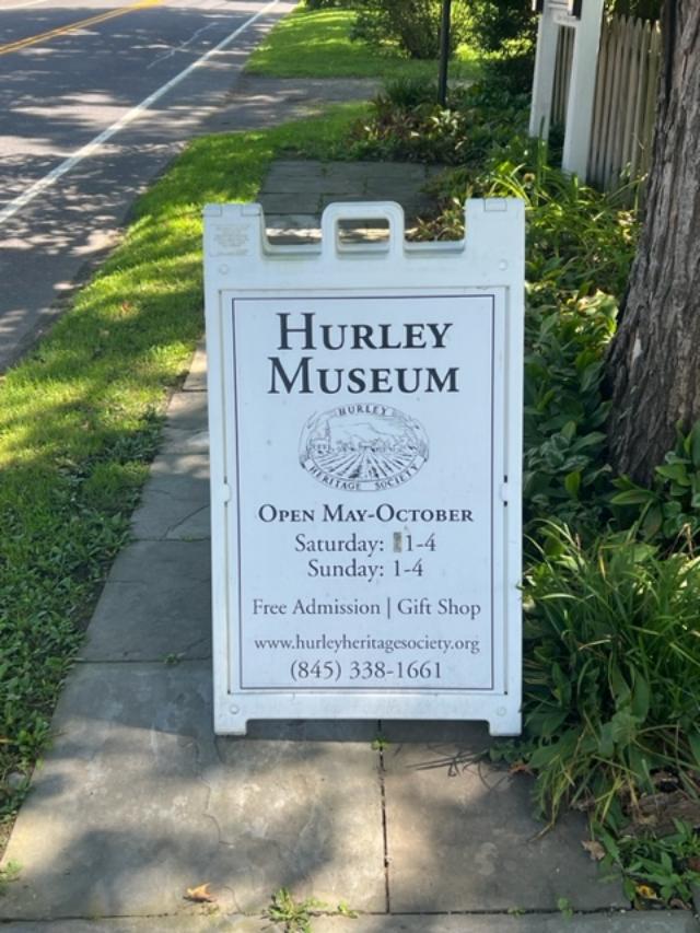 Hurley Heritage Society Museum 52 Main Street Hurley, NY 12443 ...