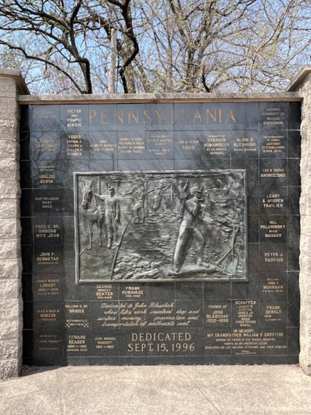 Pennsylvania Anthracite Miners Memorial Located in Girard Park, at ...